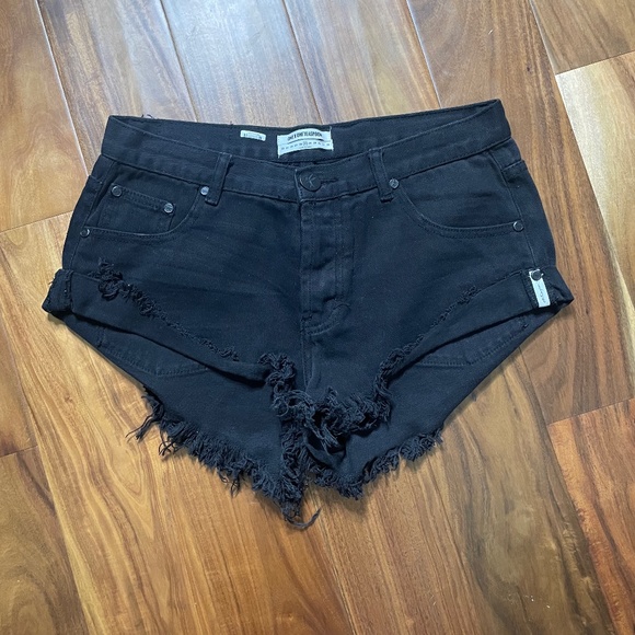One Teaspoon | Shorts | One X Oneteaspoon Denim Shorts | Poshmark